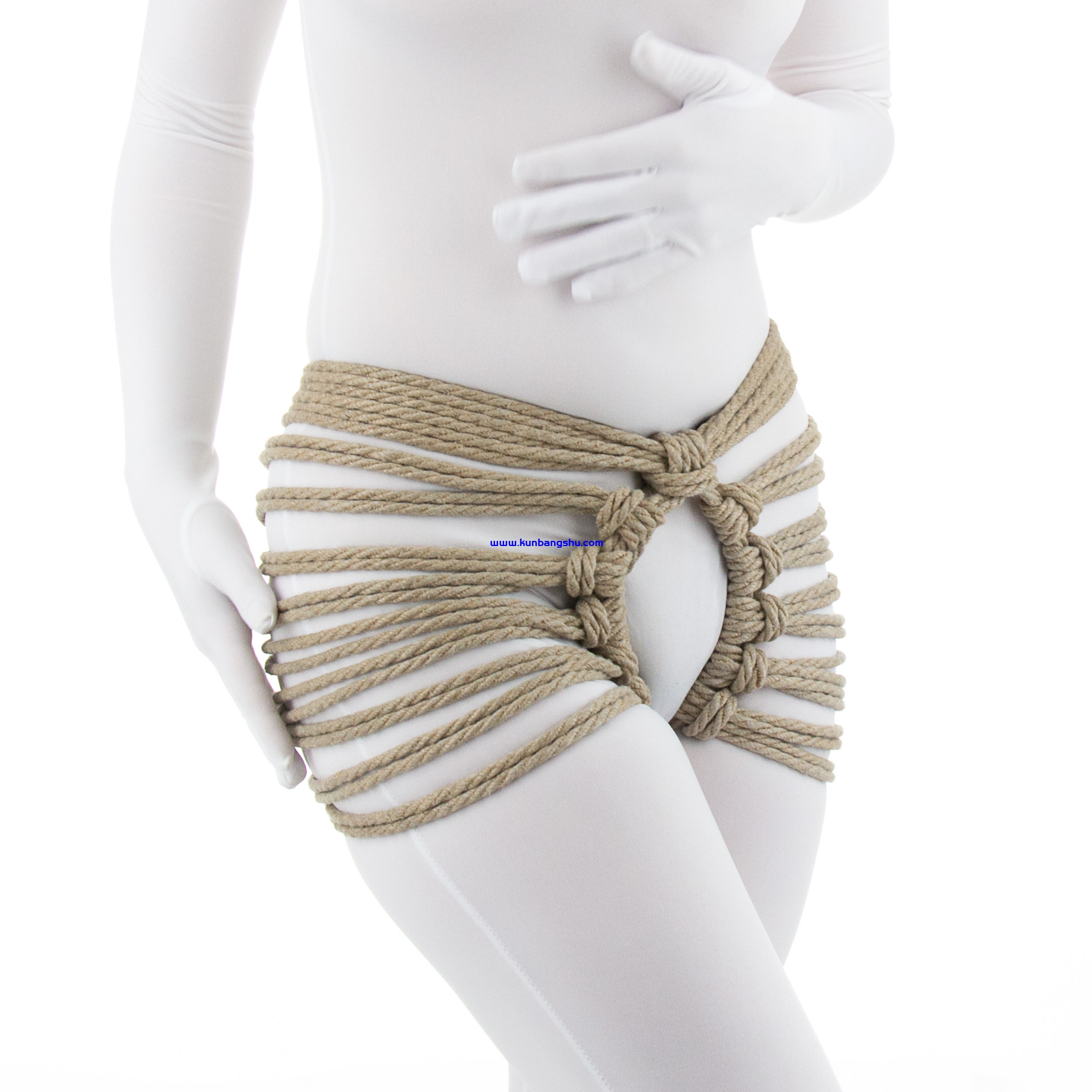 HwG-Paris Marquise臀部安全带 HwG-Paris Marquise Hip Harness 【70P+1V 】_绳艺教程(未授权)